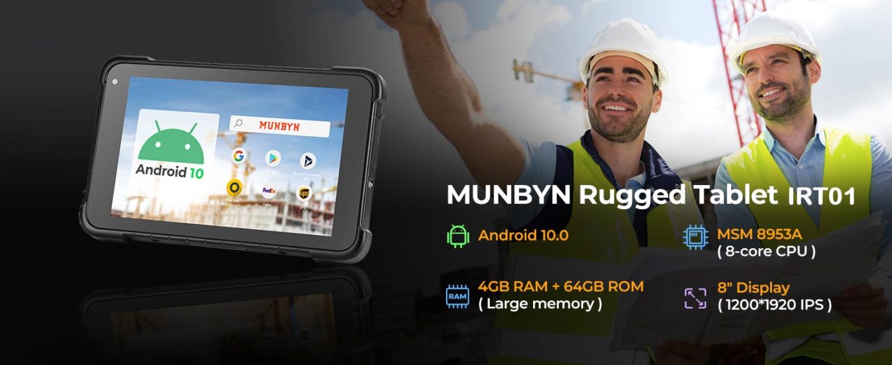 Industrial Rugged Tablets - MUNBYN® Scan