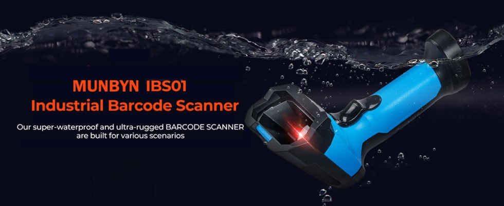 MUNBYN IBS01 Industrial Barcode Scanner - MUNBYN® Scan