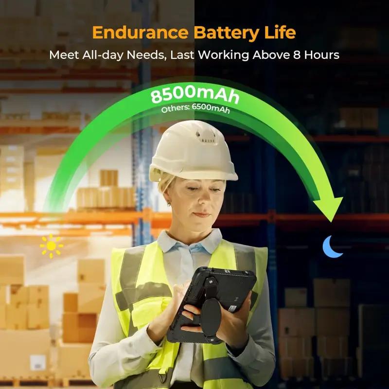 IRT01 Pro Android Rugged Tablet - MUNBYN® Scan