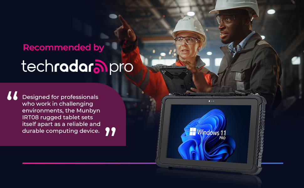 MUNBYN IRT08 Industrial Rugged Tablet PC - MUNBYN® Scan